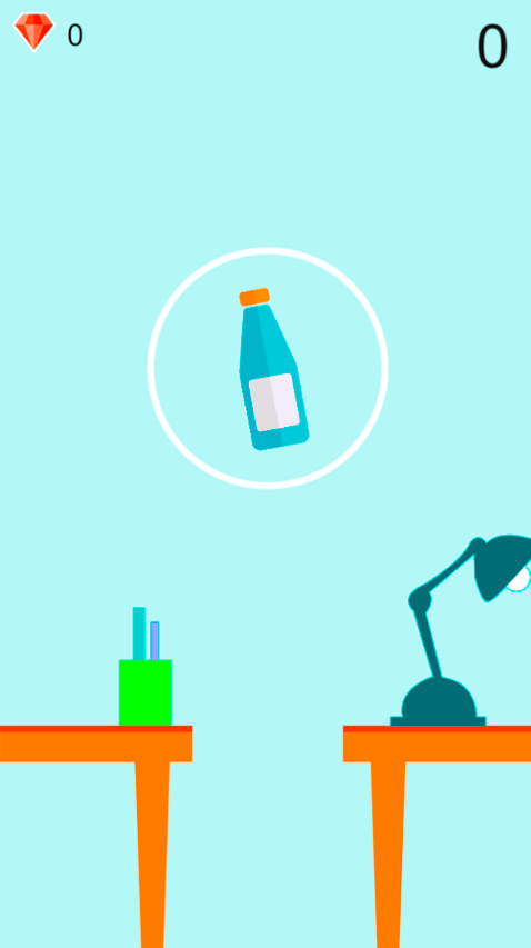 Falling Bottle Challenge (Bottle Flip Challenge) - HTML5 Game + Mobile Version! (Construct-2 ...